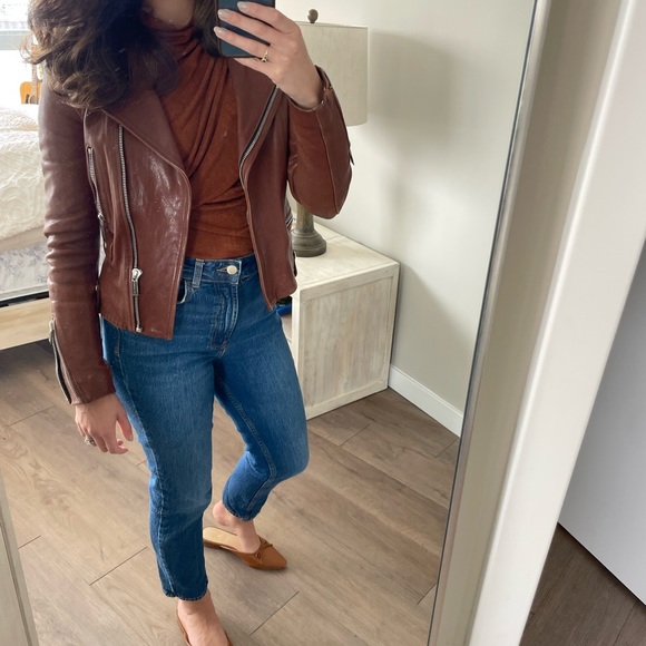 Barbara Bui | Jackets & Coats | Brown Barbara Bui Leather Jacket Xs ...